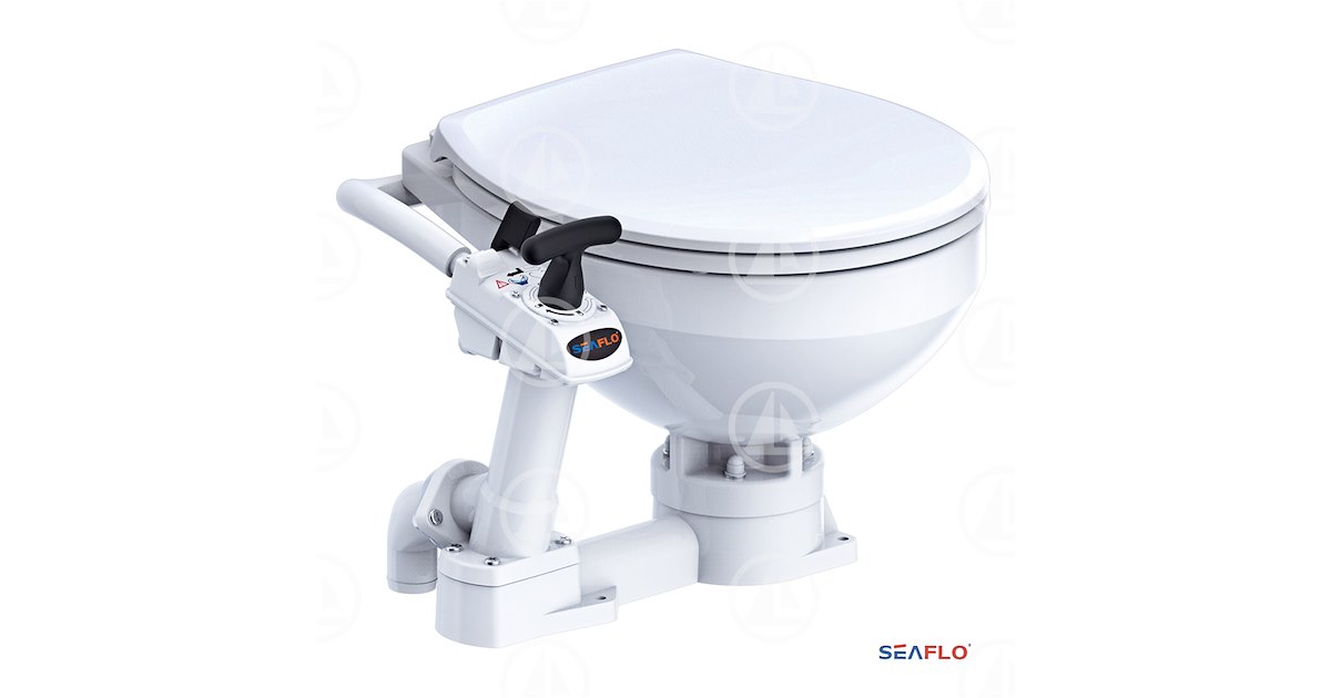 Toilet Wc Manuale Regular - Mar-04-0006-01 Seaflo, Wc Toilet, Prodotti ...